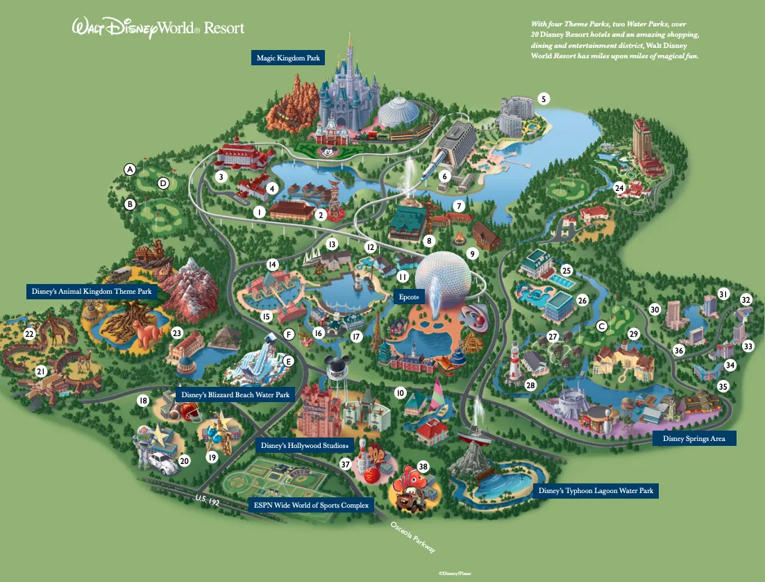 Walt Disney World + Epic Universe Combo: 14-Day Florida Itinerary 2026 ...